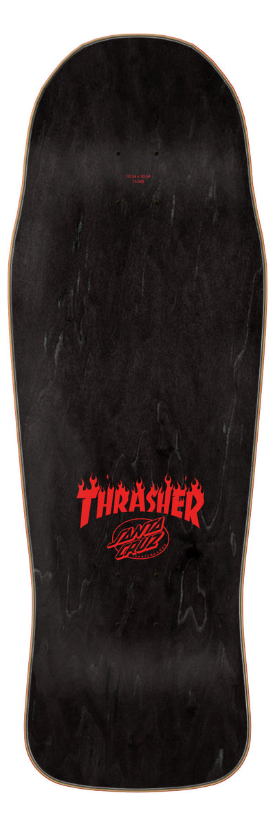 Santa Cruz/Thrasher Winkowski Primeval Shaped Skateboard Deck 10.34in ...